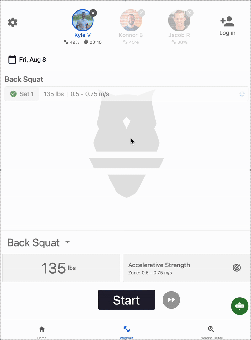 Performing a Lift with Real-Time Feedback – Perch